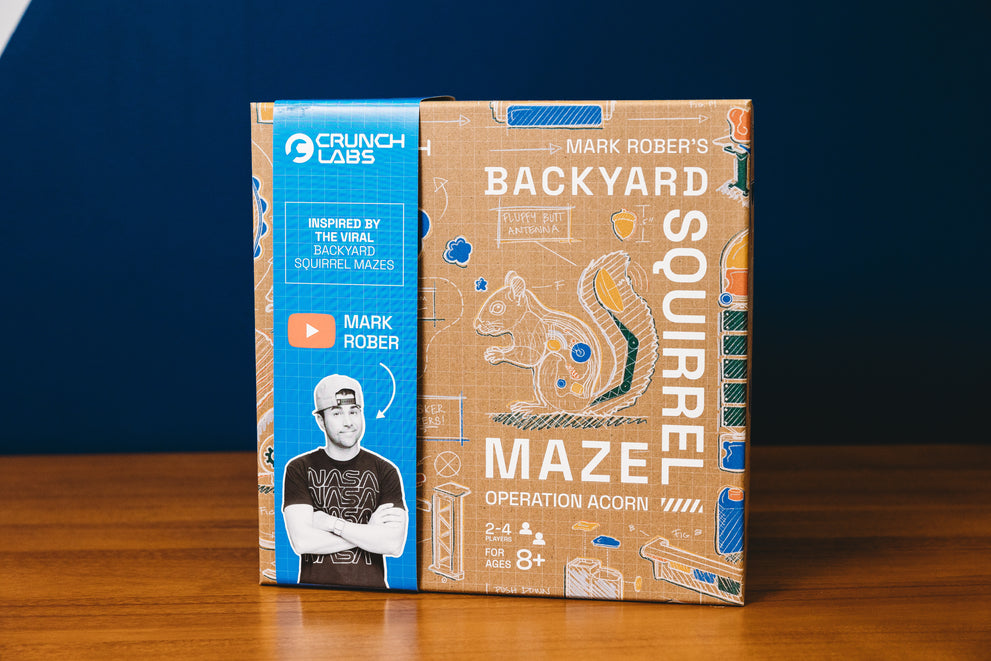 Mark Rober's Backyard Squirrel Maze Board Game: Operation Acorn