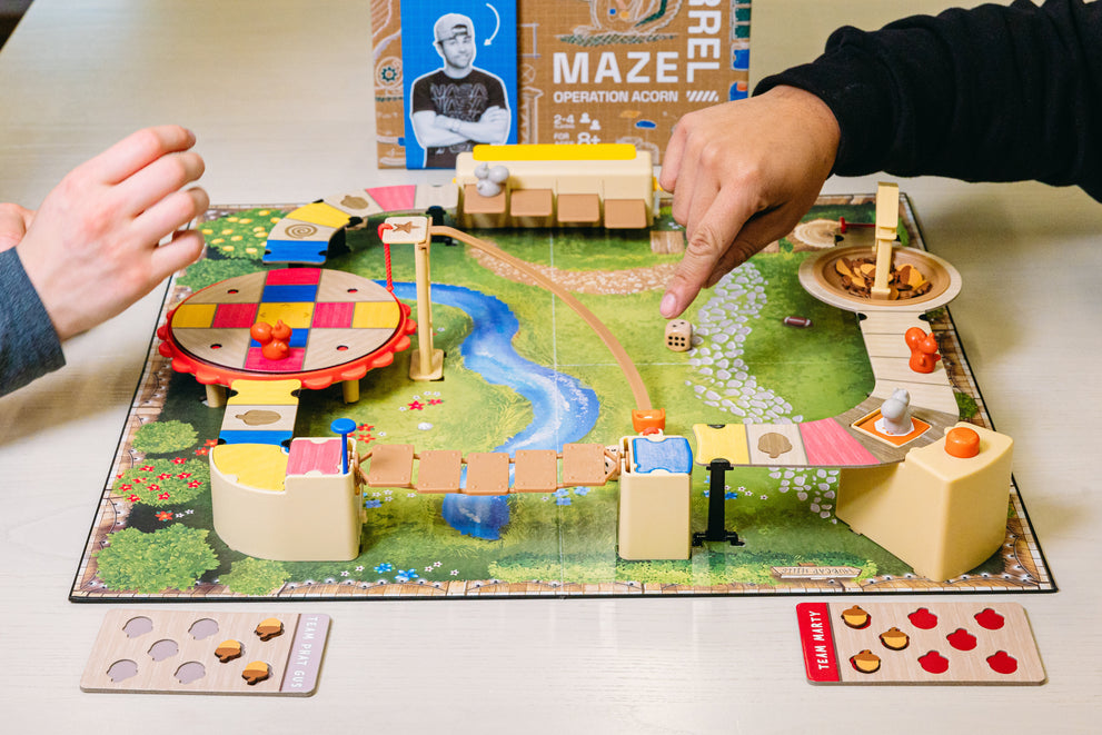 Mark Rober's Backyard Squirrel Maze Board Game: Operation Acorn